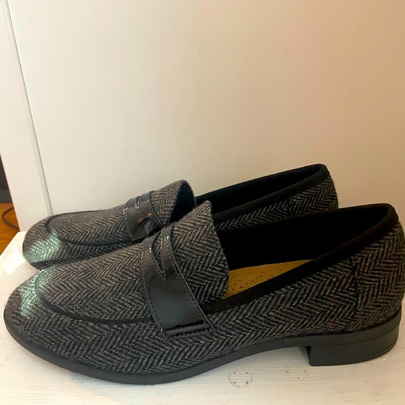 Clarks | Shoes | Clarks Grey Loafers Size 8 | Poshmark